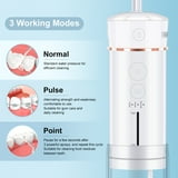 INSMART Cordless Water Flosser, Portable Water Pick for Teeth Cleaning ...
