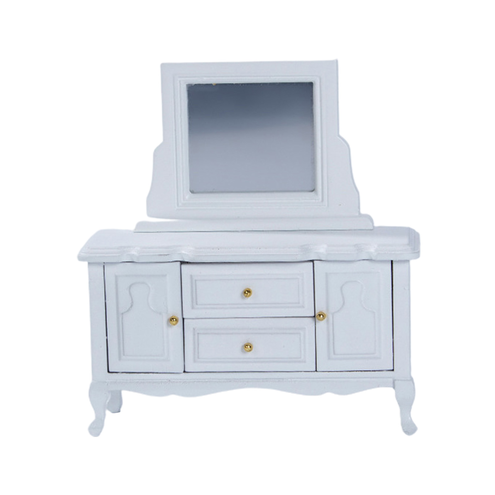 Skindy Mini Cabinet - High Simulation Decoration, Wood 1/12 Scale Mini ...