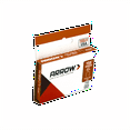 Arrow T25 Heavy Duty Round Crown Staples, 3/8", 1,100 Pack, Versatile ...