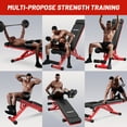 Pooboo 660 lbs Dumbbell Bench: Adjustable, Foldable, Home Gym Strength ...