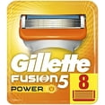 Gillette Fusion 5 Power Cartridges, 8 Refill Pack, 5 Blade Shaving ...