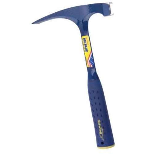 Estwing Big Face Bricklayer Hammers, 22 oz, 12 in, Steel Handle - 1 EA ...