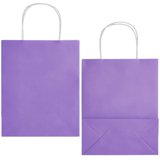 Walmart 25-Pack Solid Colored Purple Gift Bags with Handles - Versatile ...