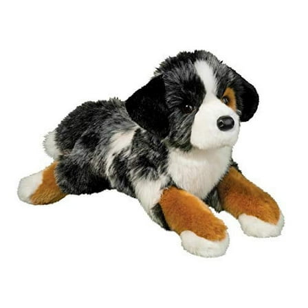 Douglas Sinclair Australian Shepherd Stuffed Plush Toy Animal Dog ...