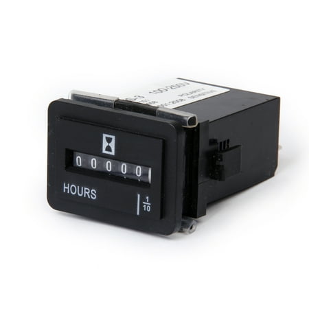 -250V 6-digit Display Hour Meter Hourmeter for Boat Car Engine ...