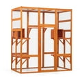 Catio Outdoor Cat Enclosure Large Walk In Cat Kennel, Indoor Playground ...