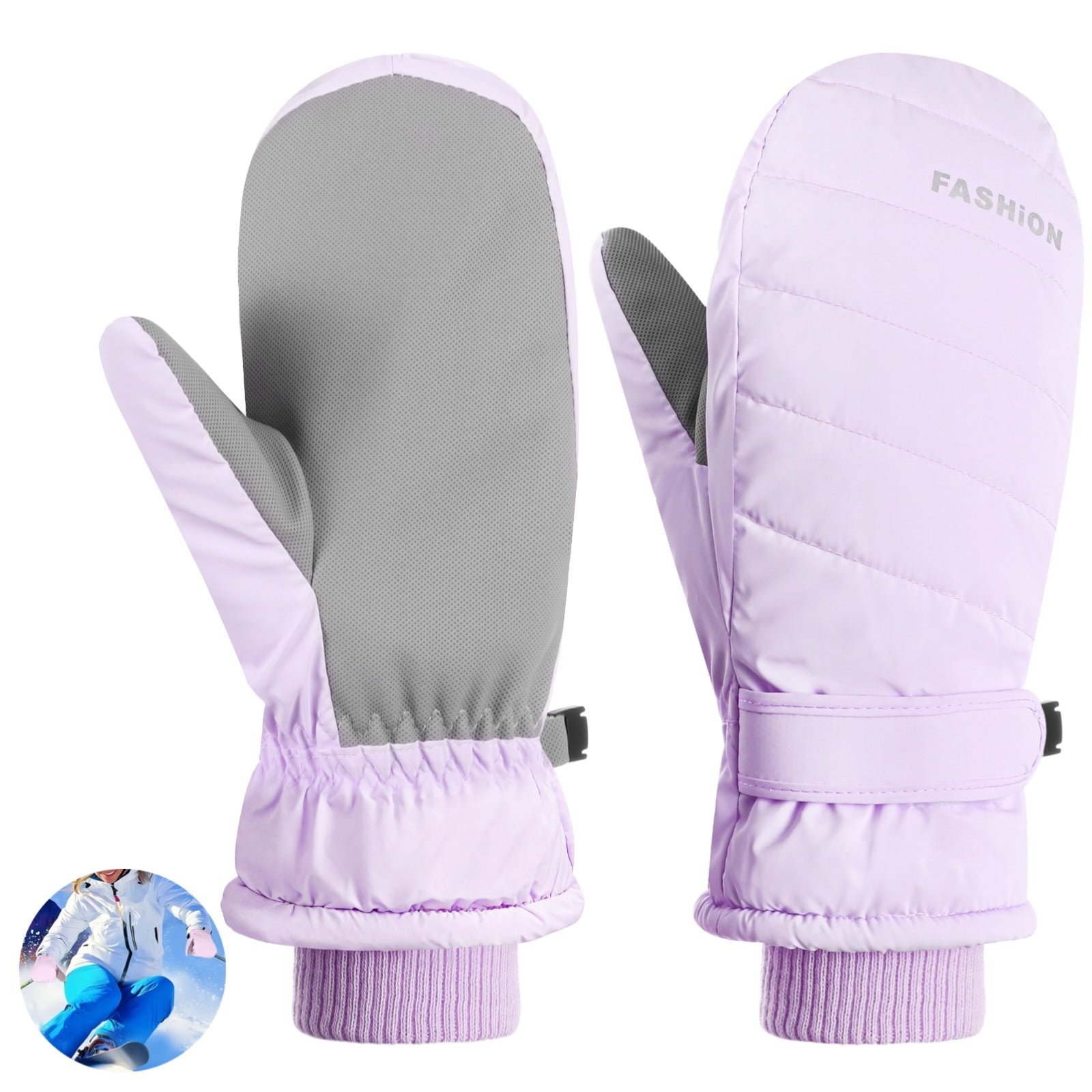 Click here for Bottlepic Winter Snowboarding Mittens For Women  W... prices