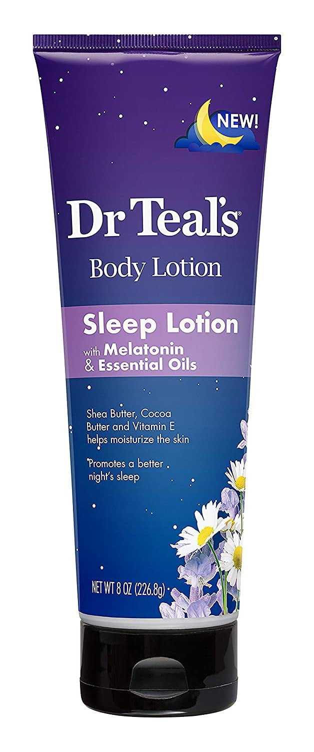 Dr. Teal's Night Time Therapy Melatonin Body Lotion - 8 Ounce Bottles ...