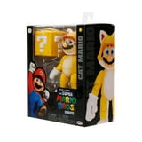 Super Mario Bros Movie 5 Inch Cat Mario Action Figure with Question Box ...