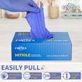FINITEX Nitrile Gloves Disposable 200 Count, Blue Food Safe Gloves ...