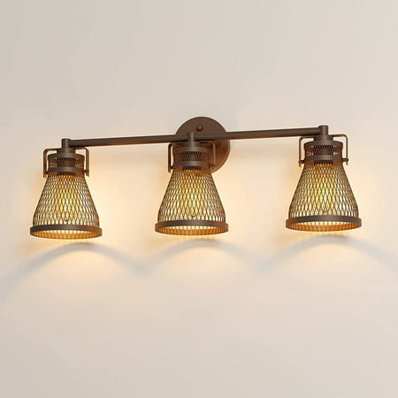 Inlight Industrial Bathroom Vanity Light Fixtures Oil Rubbed Bronze ...