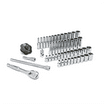GearWrench 80700P 49 Piece 1/2" Drive Sae/metric 6 Point Standard And ...