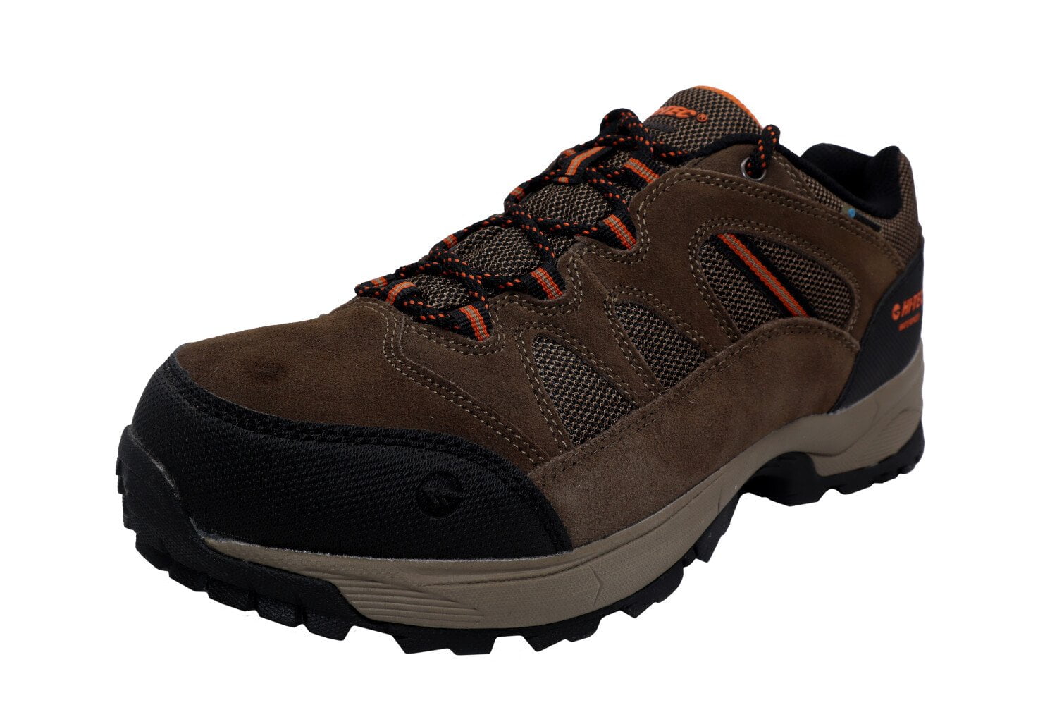 Hi-Tec - Hi-Tec Men's Ridge Low Wp Brown Ankle-High Leather Hiking Shoe ...