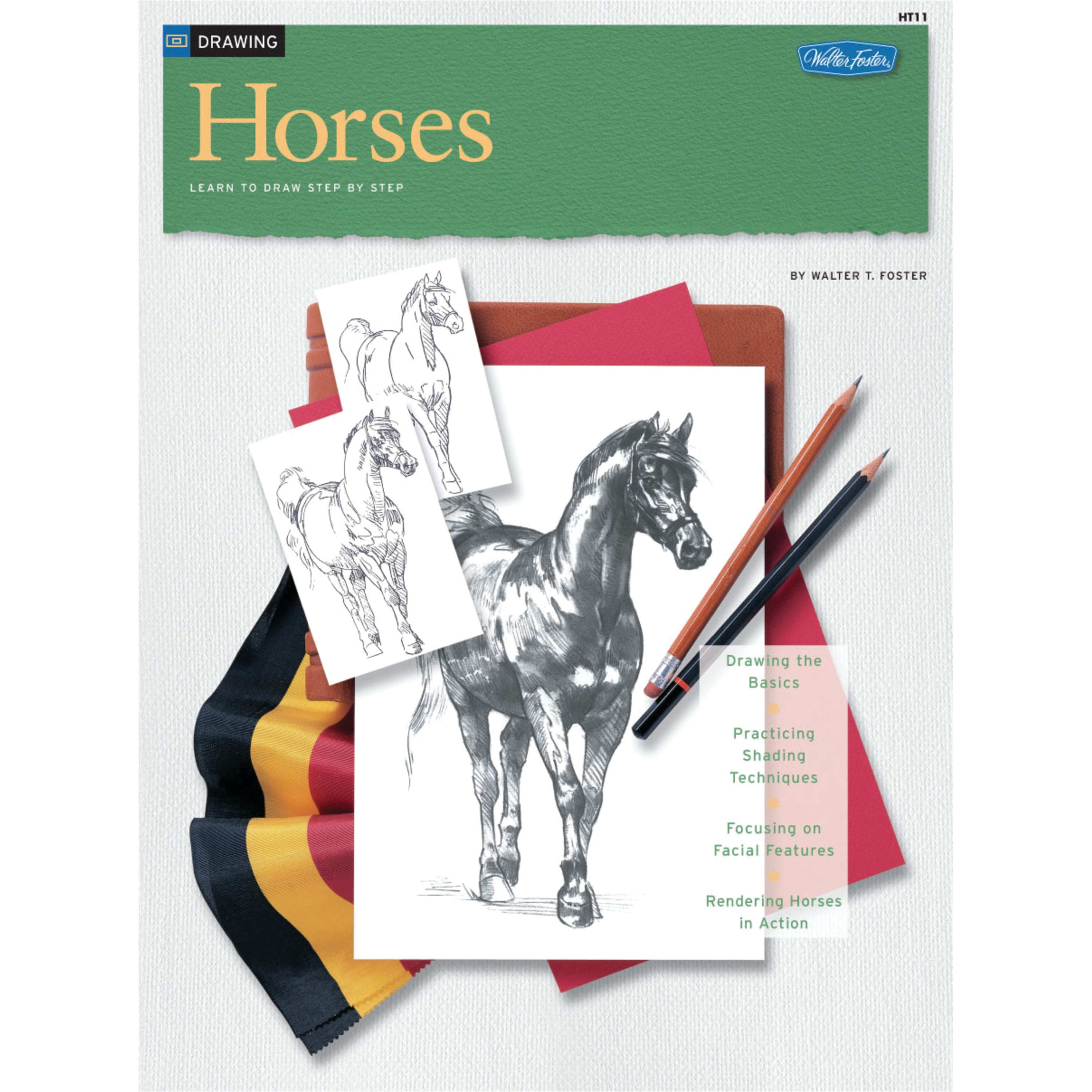 Walter Foster How to Draw and Paint: Drawing: Horses - Walmart.com ...