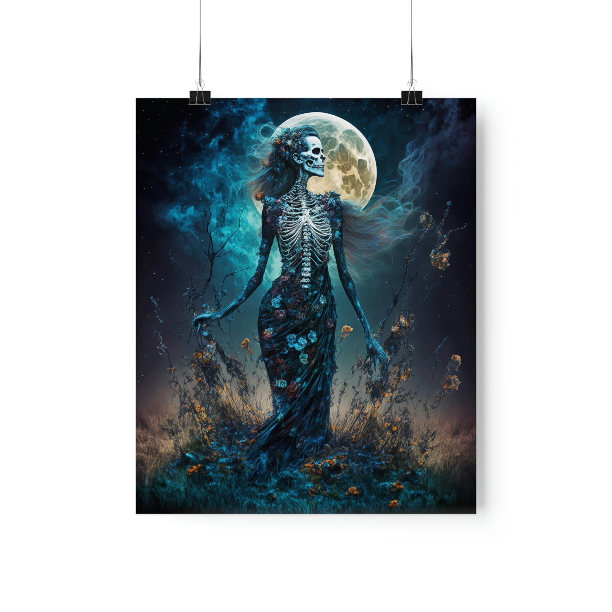 Gothic Wall Art, Gothic Girl, Gothic Pin Up Poster, Black and White ...