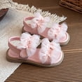 Bobifish Little Girls Bow Sandals Summer Mesh Big Bow Soft Flexible ...