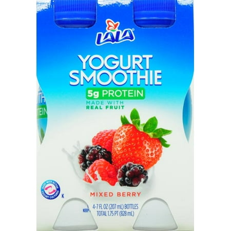 LALA Drinkable Yogurt, Mixed Berry, 7 Oz., 4 Count – BrickSeek
