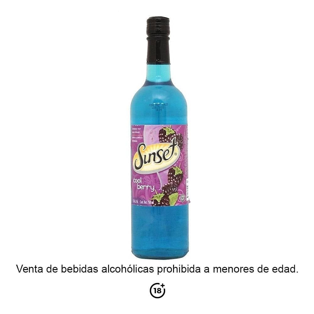 Bebida alcohólica preparada Sunset Cool Berry 750 ml | Walmart en línea