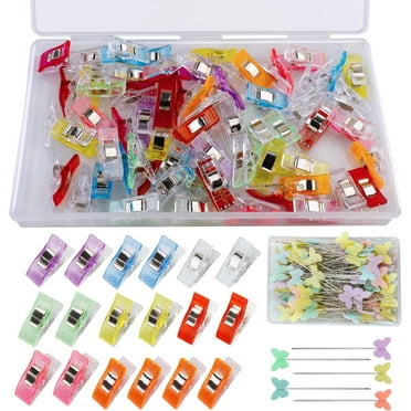 NOGIS Sewing Clips for Fabric and Quilting 20 PCS,Embroidery Clips of ...