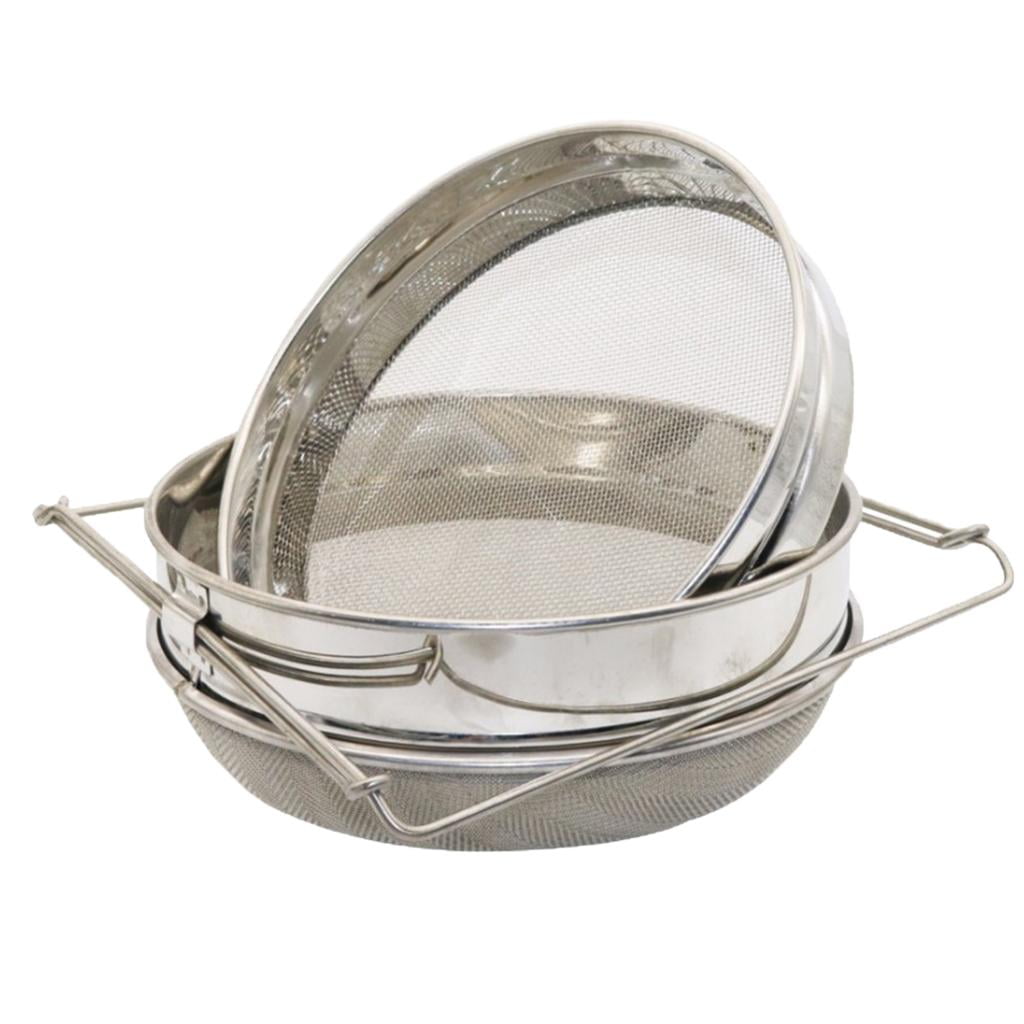 Double-Sieve Stainless Steel Bucket Top Strainer, Filter for Processing ...
