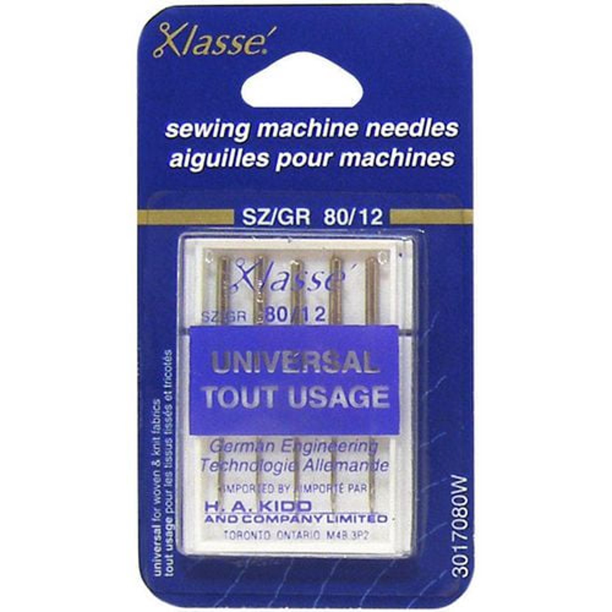 Click here for Klassé Universal Sharps Sewing Machine Needles prices