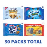 Oreo Snack Variety Pack with Mini Cookies, Teddy Grahams, and Animal ...