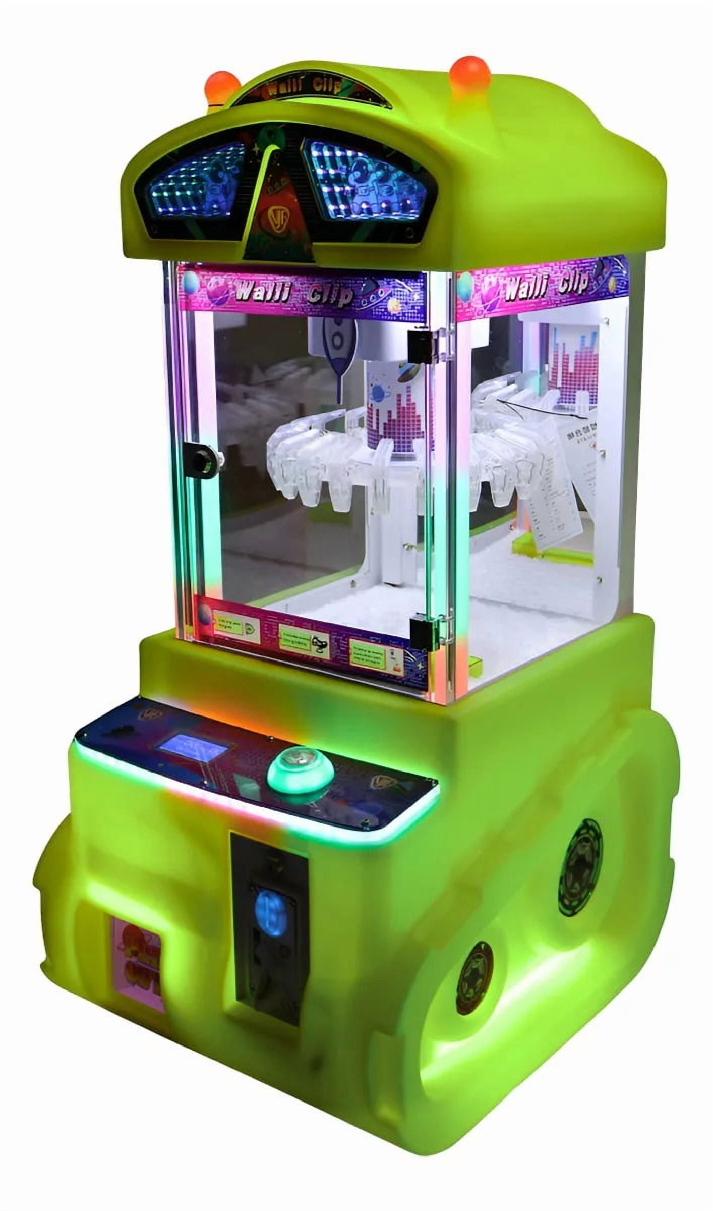 Maquina De Garra Mini Walli Clip Clamp Peluchera Negocio Verde | Bodega ...