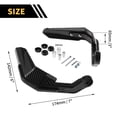 Unique Bargains Universal 16mm Motorcycle Handguards Heavy Duty Handle ...