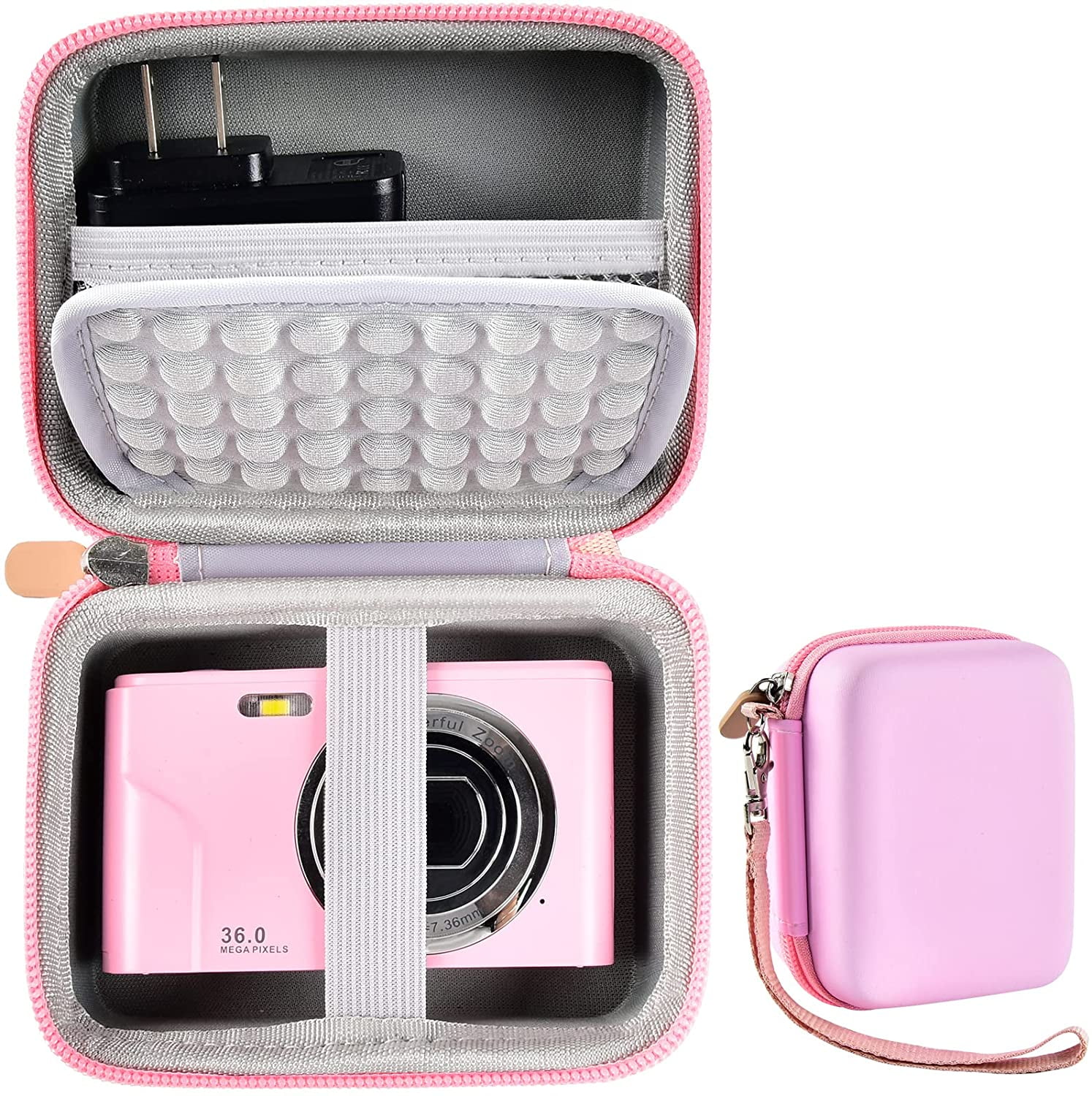 Gwcase Protective Case for Lecran/AbergBest/Sevenat Camera, Waterproof, Pink-Box Only - Walmart.com