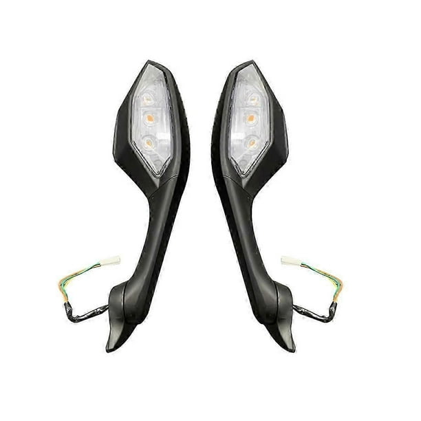 Foldable LED Turn Signals Rear View Mirrors for Yamaha YZF R6 YZF-R6 ...