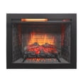 28 inch Infrared Electric Fireplace with Removable Trim kit Insert ...