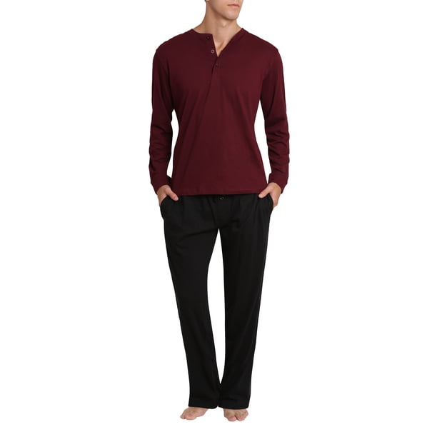 Mr. Sleep - Mr. Sleep Adult Men's Soft Knit Cotton Pajama Pant and Long ...