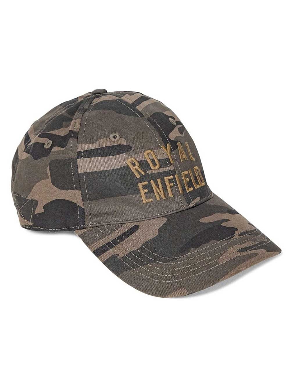Royal Enfield Essential Camo Adjustable Curved Bill Baseball Cap ...