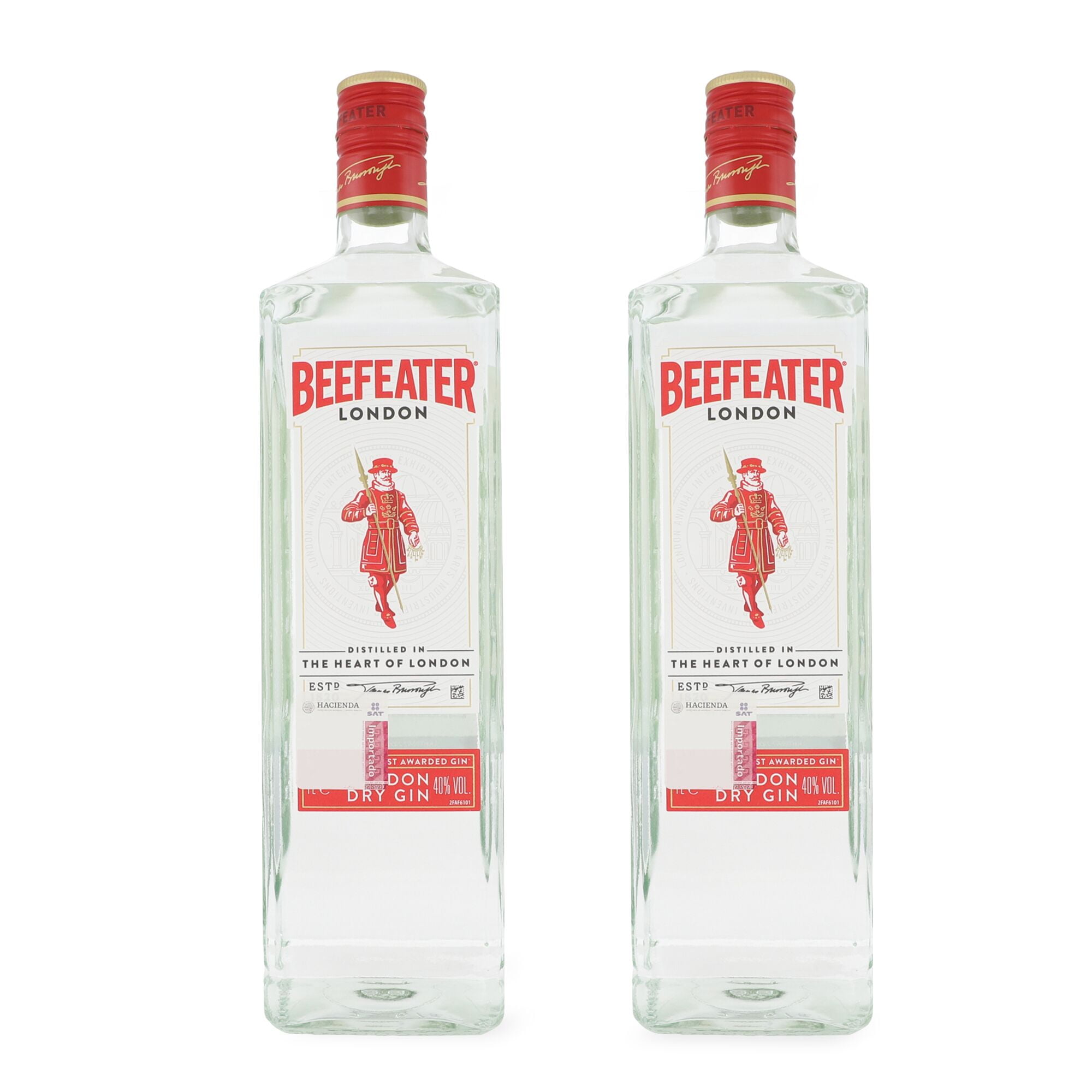PAQUETE GINEBRA BEEFEATER 1 L X2 | Walmart en línea