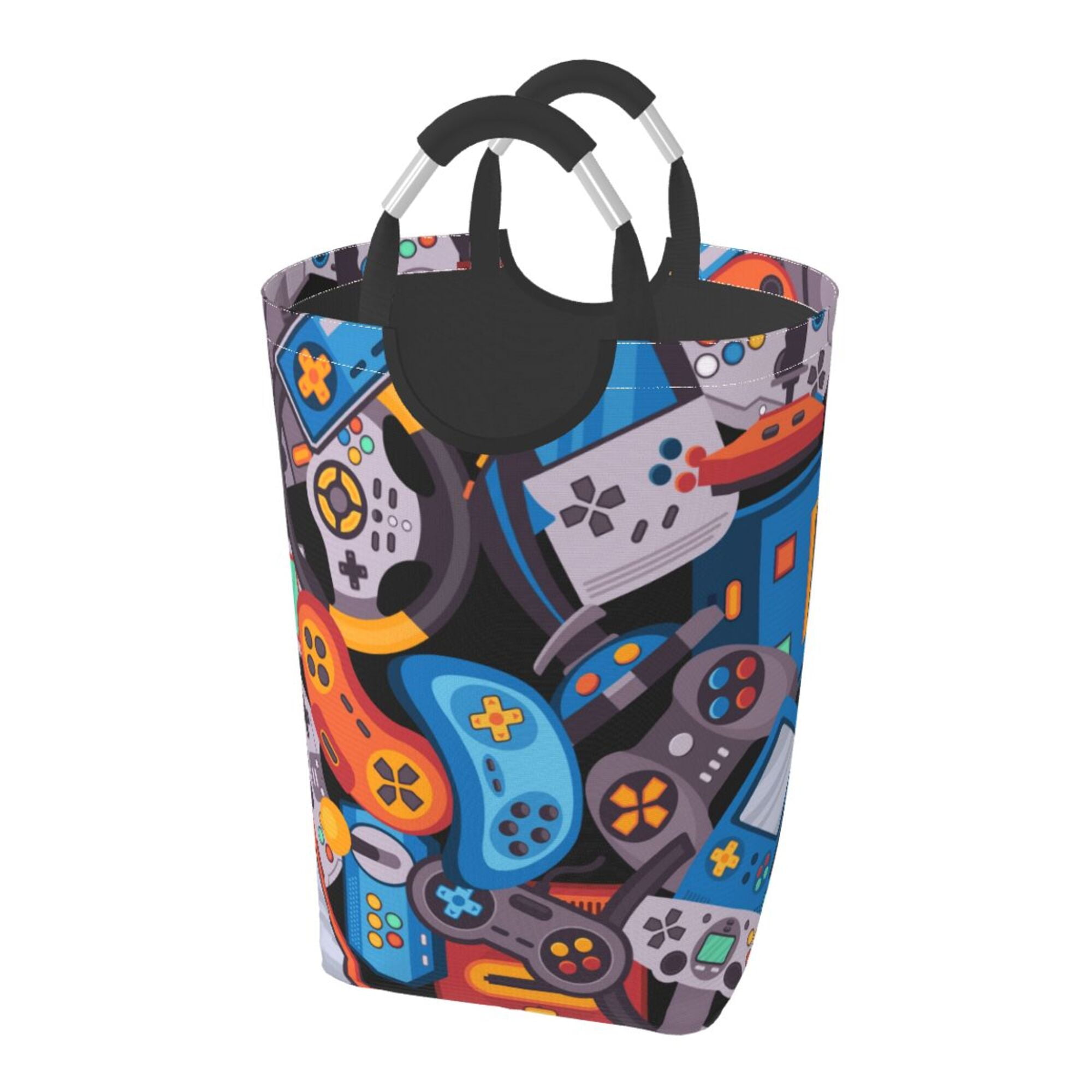 TEQUAN 50L Large Rectangular Laundry Hamper with Aluminum Handles ...