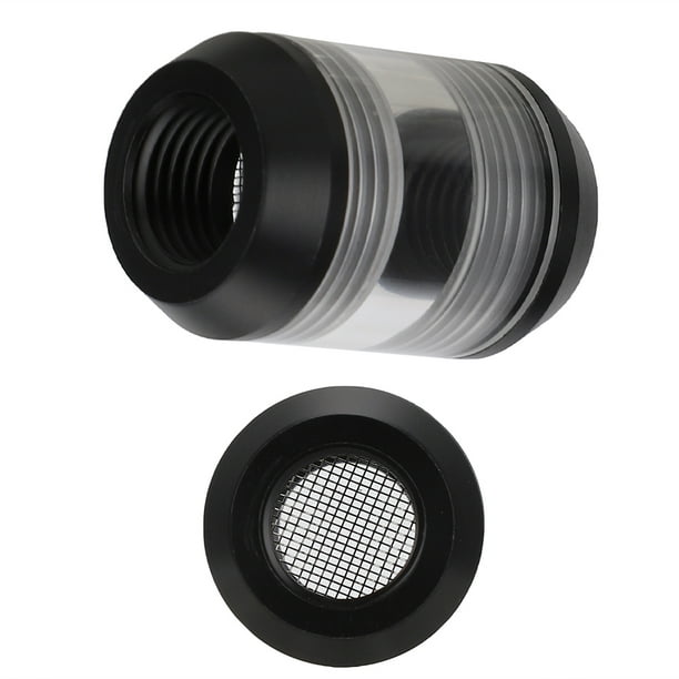 Water Cooling Filter, Dual Internal Joint Filter Safe Practical G1/4 ...