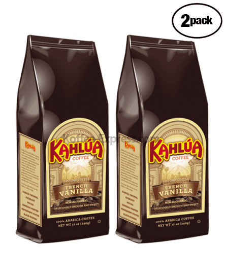(2 Pack) Kahlúa French Vanilla Ground Coffee, Medium Roast, 12 Oz ...
