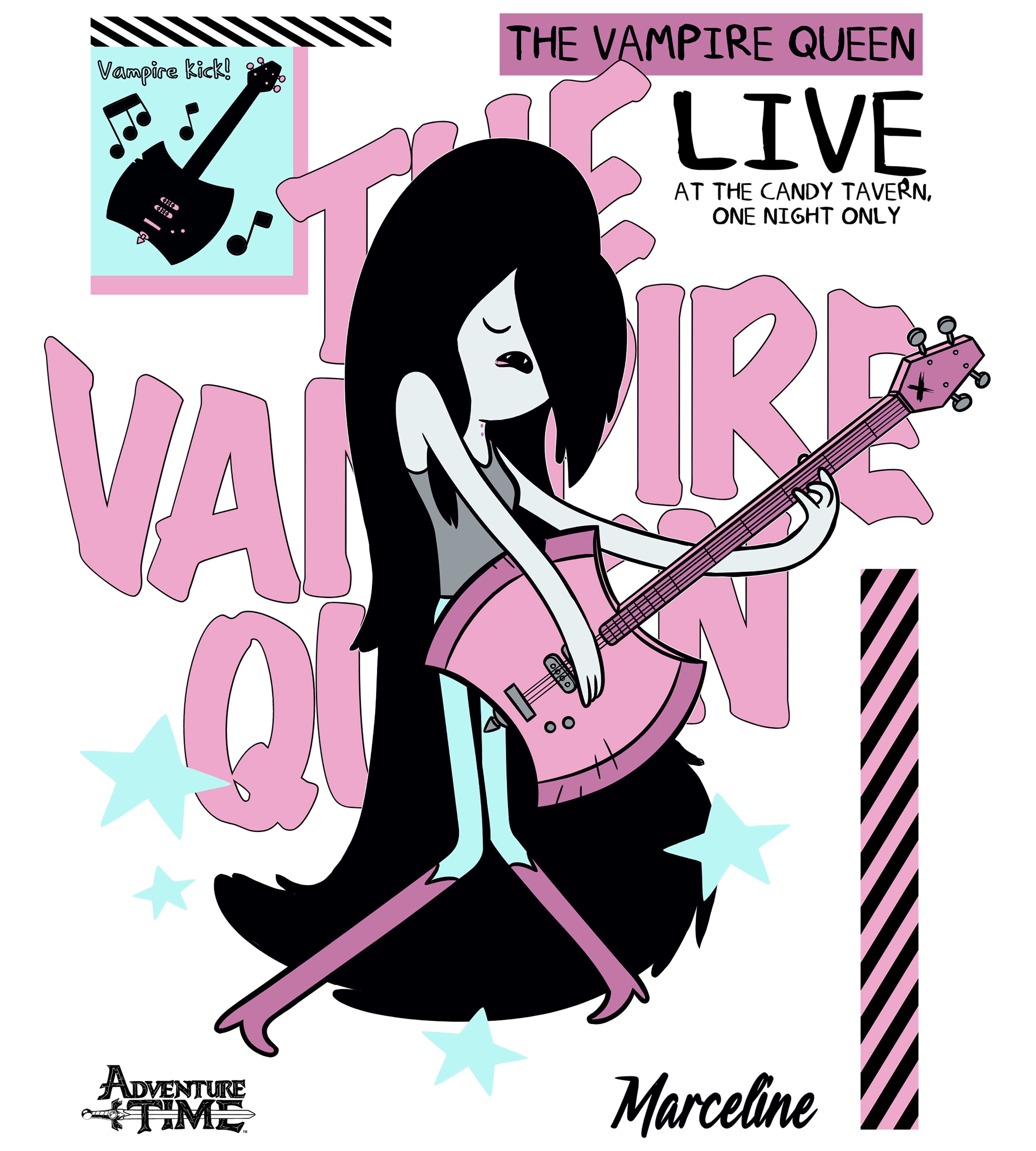 Marceline Floating With Her Guitar