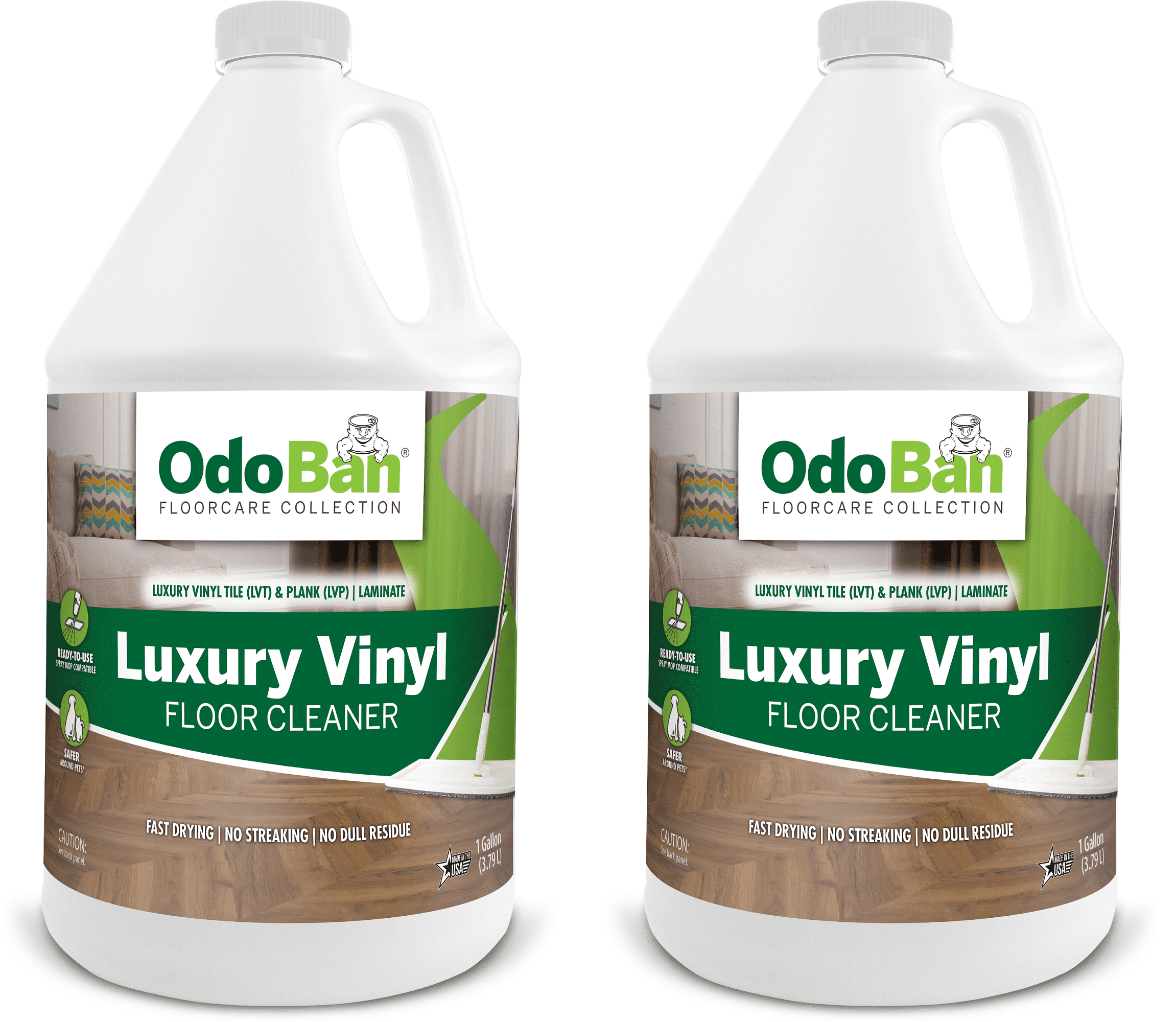 OdoBan Ready-to-Use Luxury Vinyl Floor Cleaner, Streak Free and Neutral ...