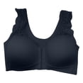 BRGZLK Women Front Closure Bras 2026 Trendy Floral Embroidered Lace ...
