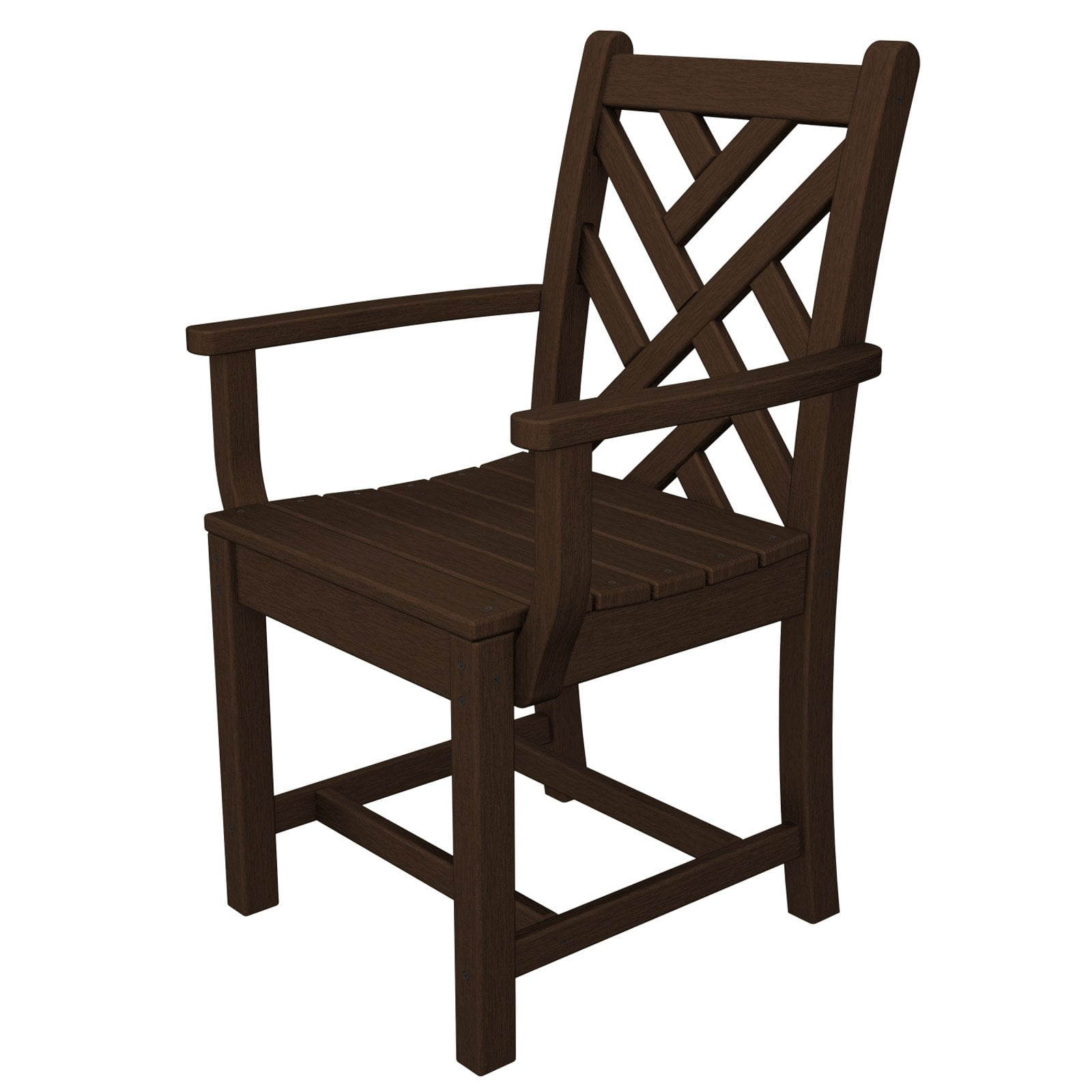 POLYWOOD® Chippendale Recycled Plastic Dining Arm Chair - Walmart.com