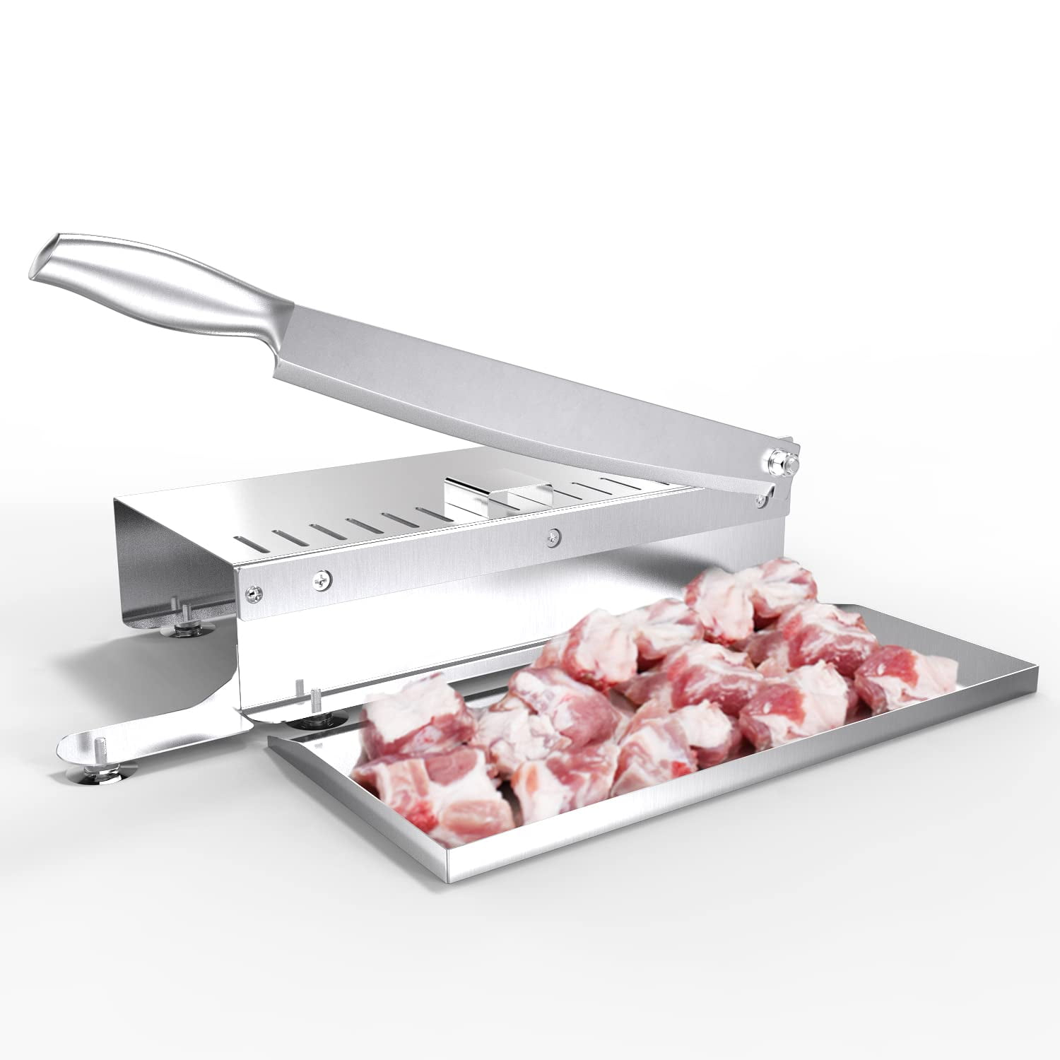 PAYISHO Bone Meat Cutter,Stainless Steel Chopper Meat Slicer for Fish ...