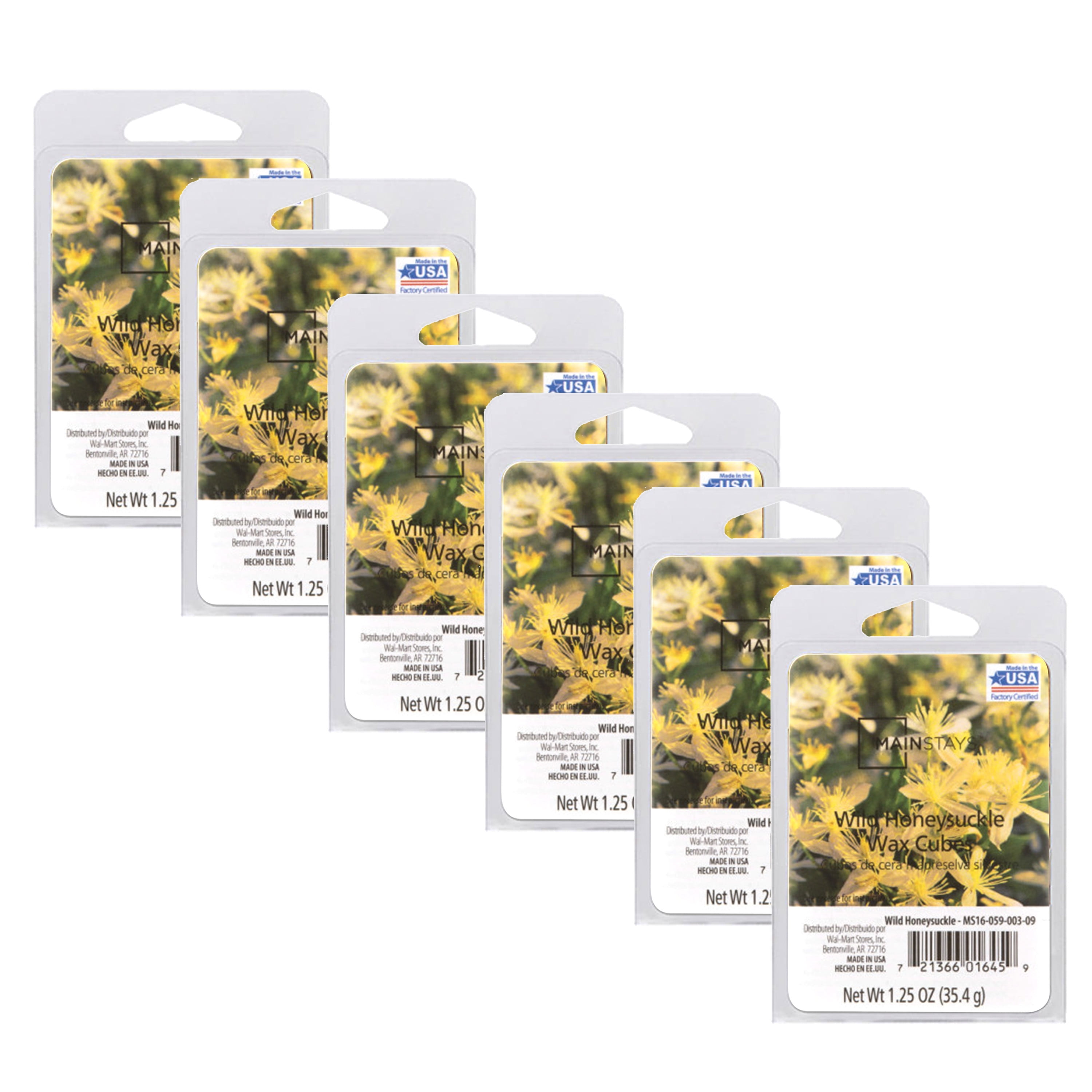 Mainstays Wild Honeysuckle Wax Melts, 6-Pack - Walmart.com
