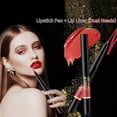 Zenghuiiii Double Head Automatic Lip Gloss Lip Liner Waterproofs Matt