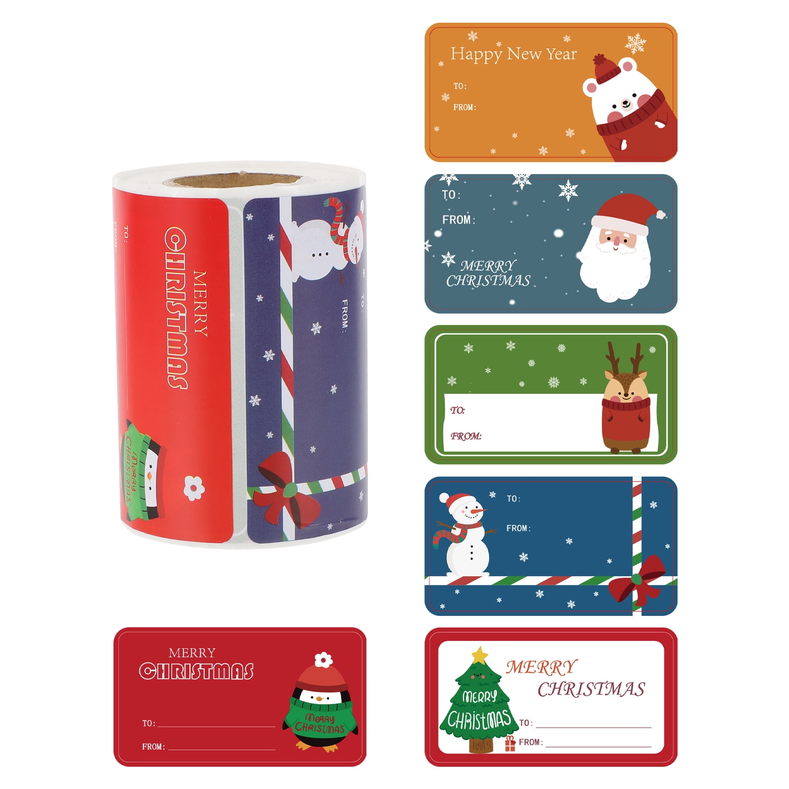 Click here for Ibasetoy 1 Roll Xmas Gift Stickers Gift Label Stic... prices