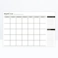 12 Pcs Simple A3 Monthly Daily Schedule Organizer Memo Schedule with 1 ...