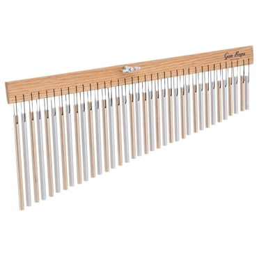 Large 39-Bar Wind Chime on Bamboo, Artisan Made Dream Chime 27.5 ...