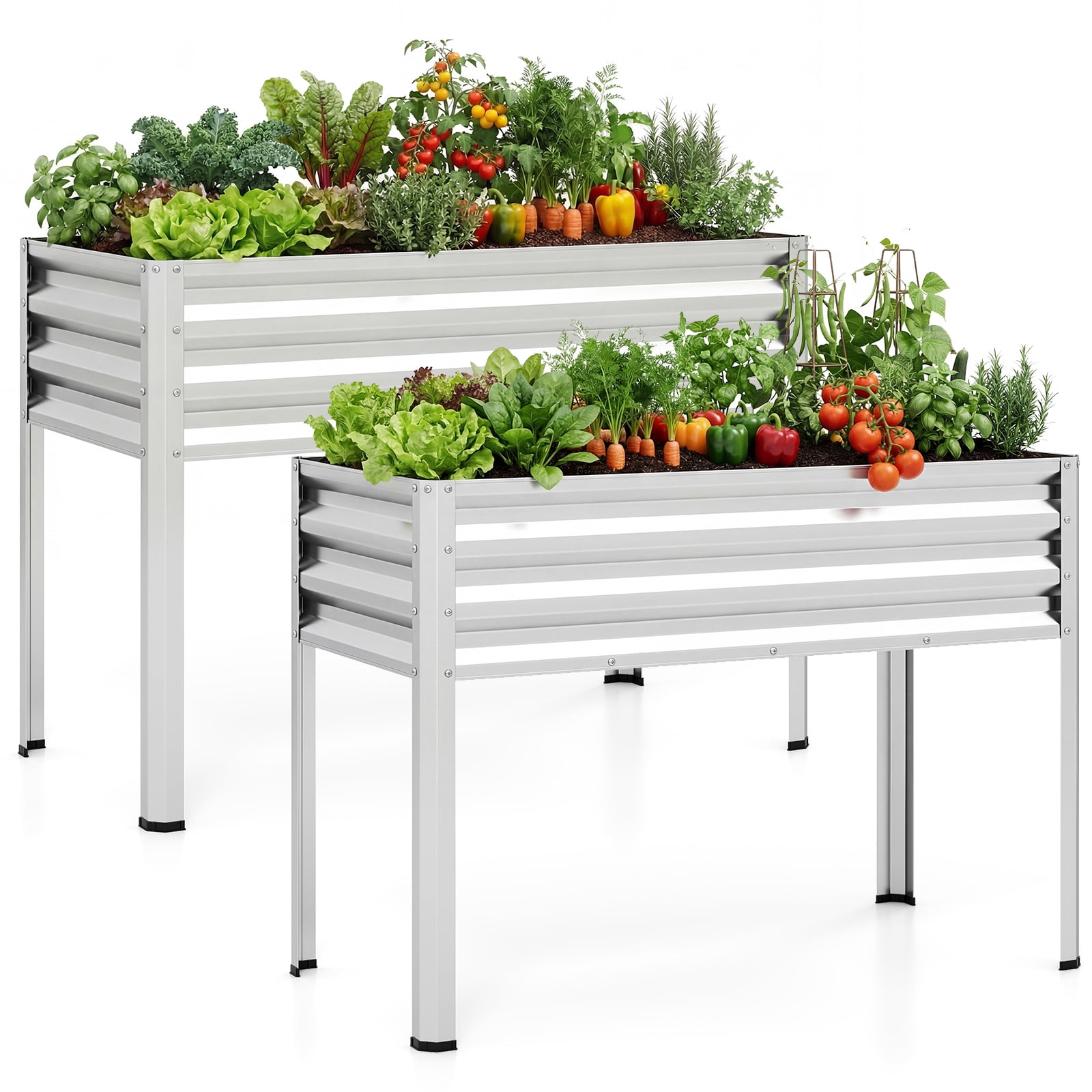 Click here for Costway 2 Pcs Raised Garden Bed With Legs  Electro... prices
