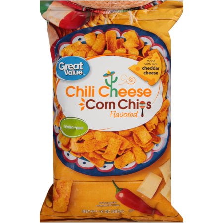 Great Value Chili Cheese Corn Chips, 10 Oz. - Walmart.com - Walmart.com