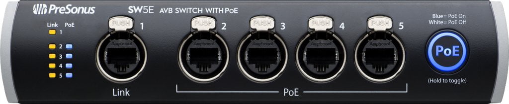 PreSonus SW5E AVB Network Switch and Bridge with PoE - Walmart.com